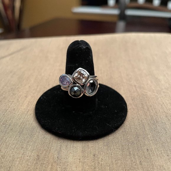 Silpada | Jewelry | Silpada R226 Hematite Cubic Zirconia Quartz And ...